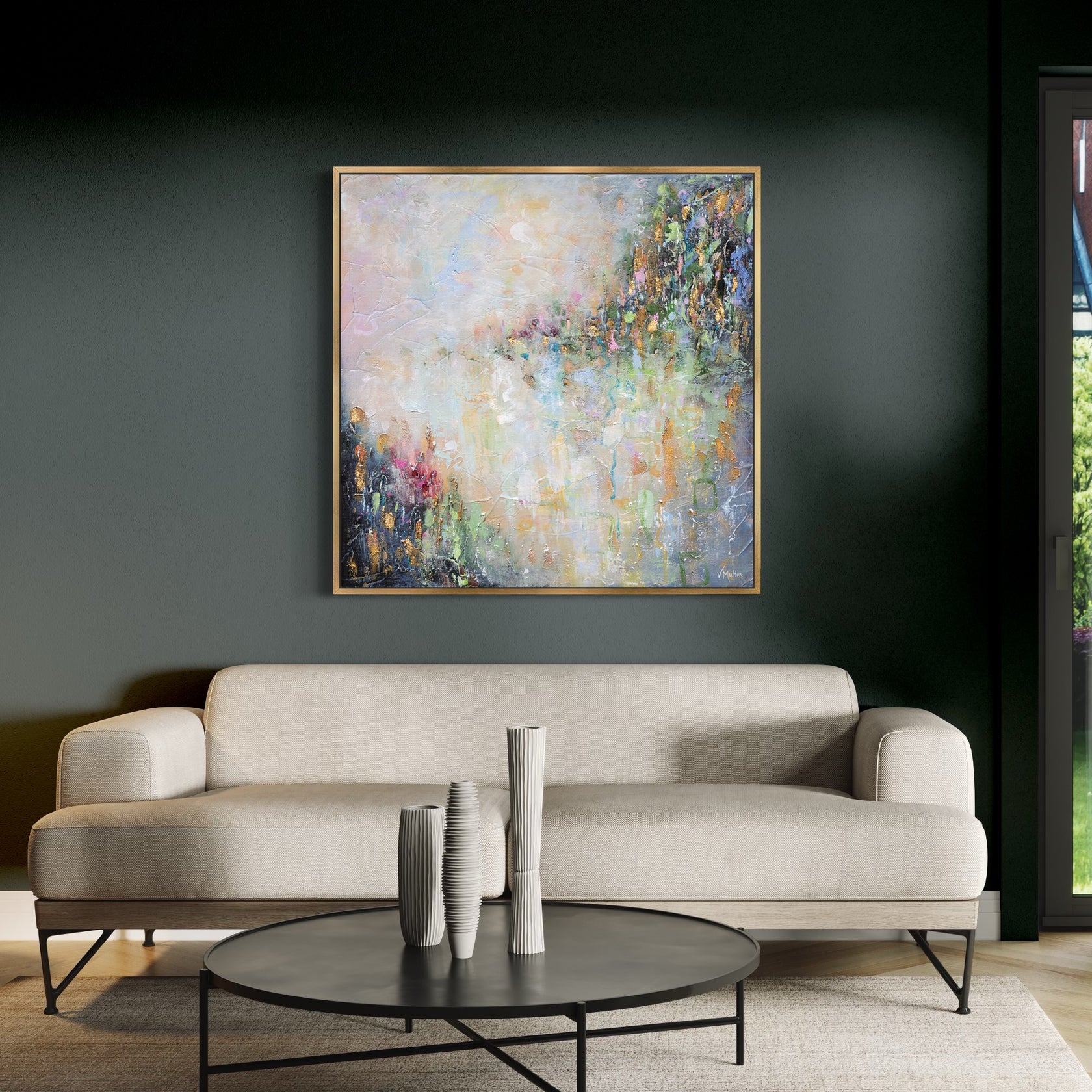 "Come Away With Me" – Peaceful Abstract Landscape Giclée Canvas Wall A ...